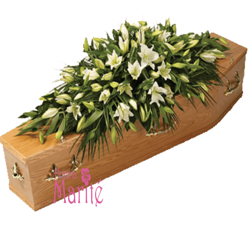 Cubre Feretro de Liliums – Rosa Eterna