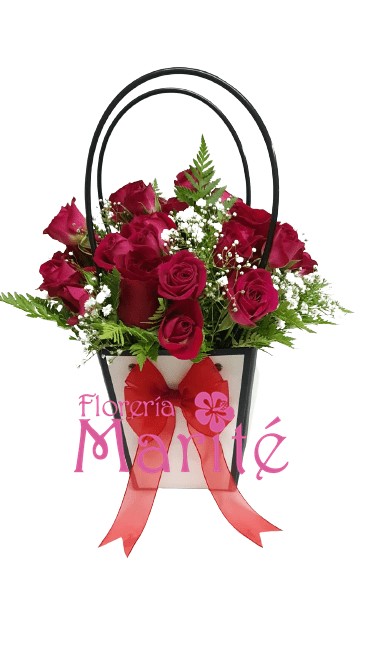 Carteria Minirosas Rojas – Rosa Eterna